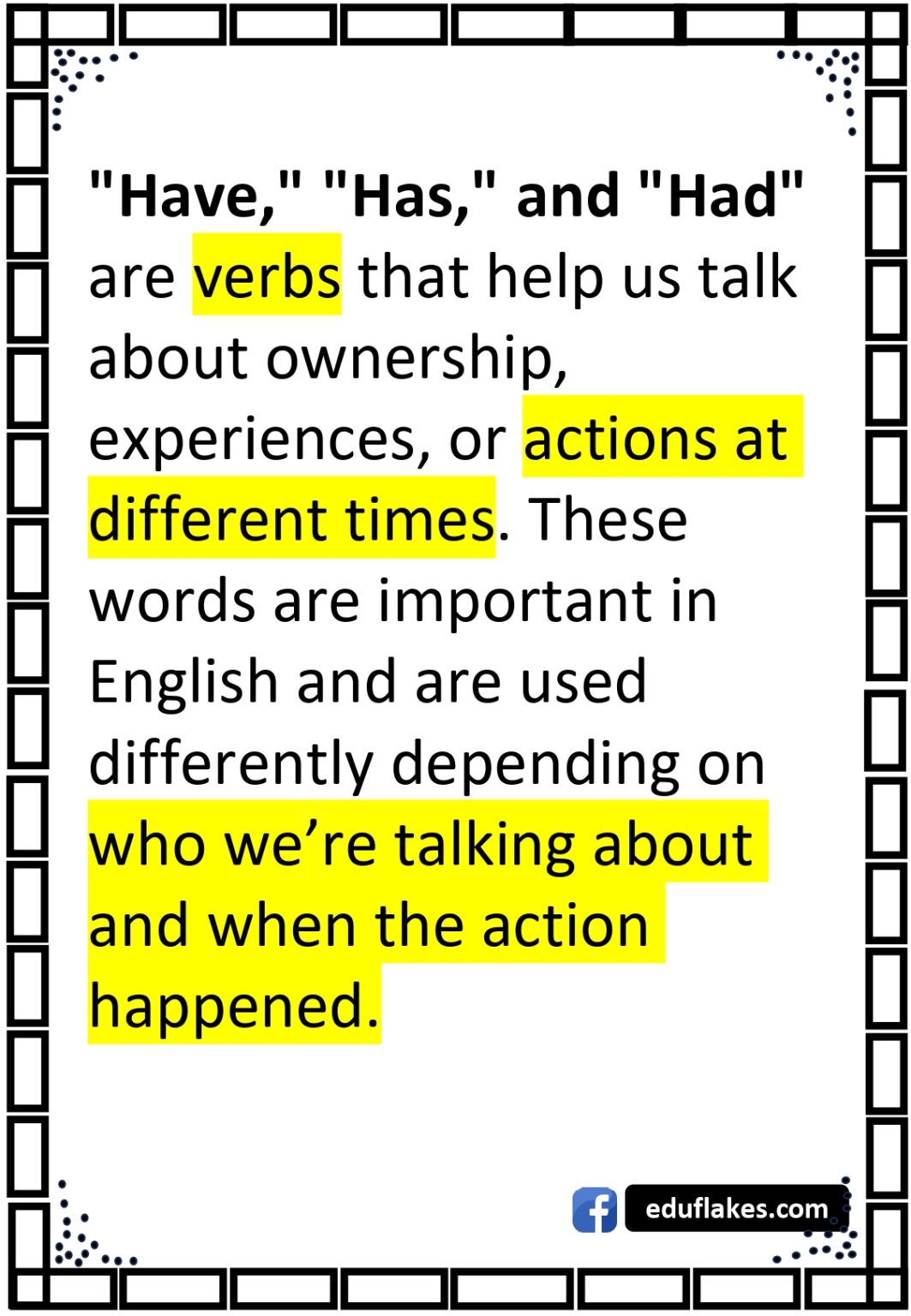 Grade 2 English Grammar Has Have Had Free Printable - Eduflakes