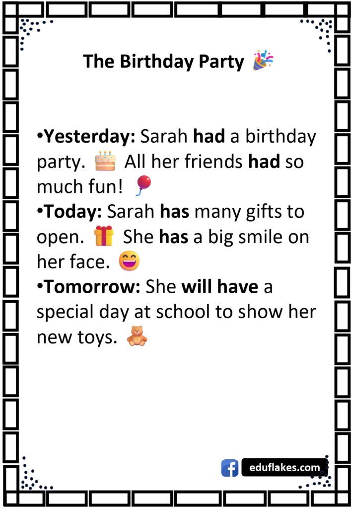 Grade 2 English Grammar Has Have Had Free Printable - Eduflakes