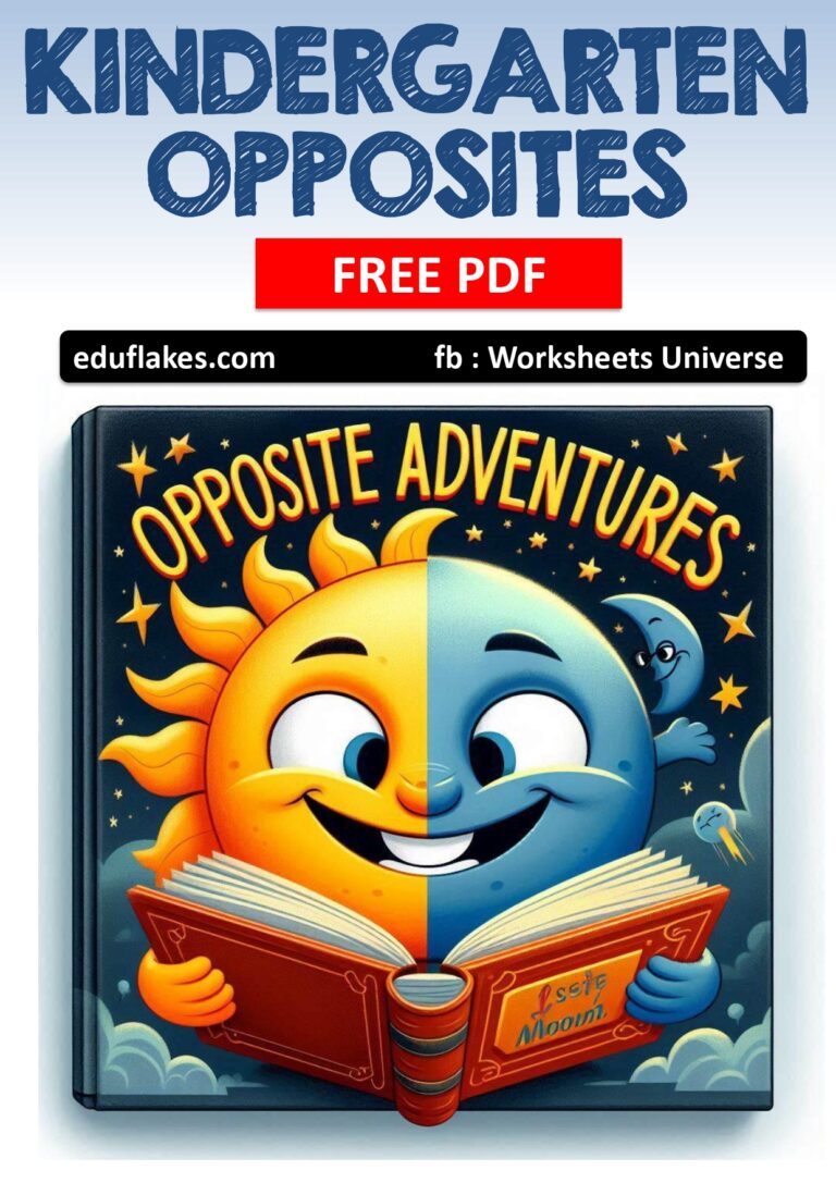 50 Easy Opposite Words For Kids Free PDF - Eduflakes