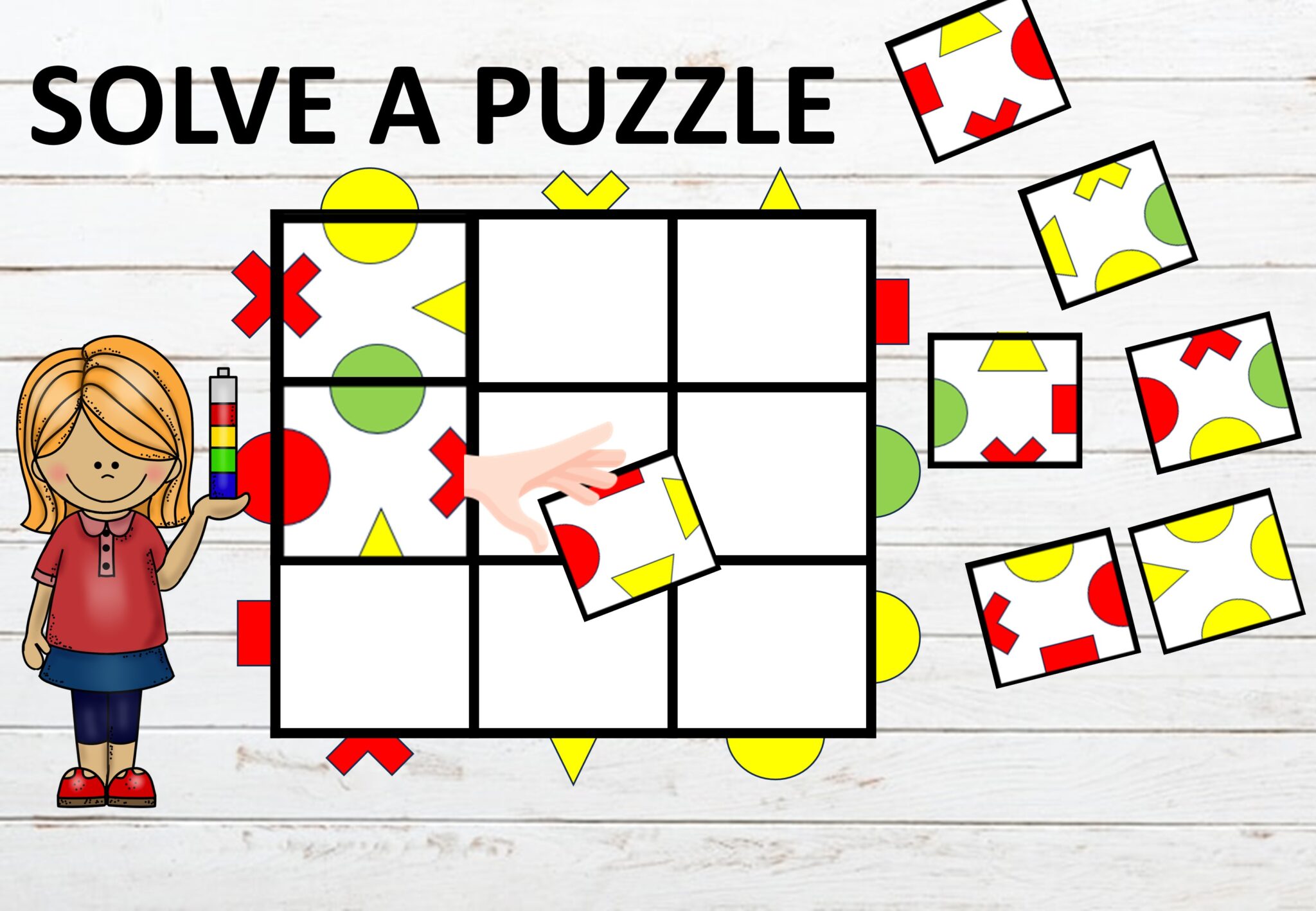 Kindergarten Puzzles Worksheets - Eduflakes