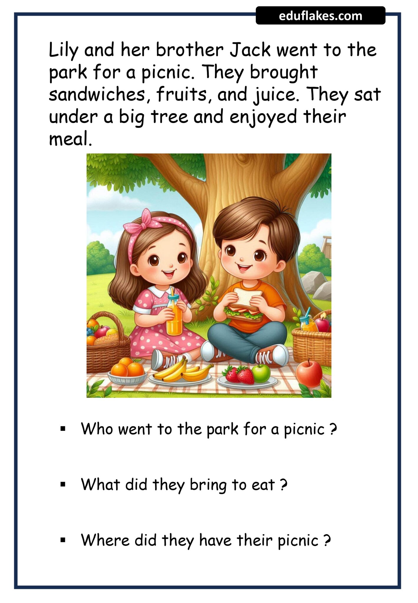 Who What Where Worksheets For Kindergarten Pdf - Eduflakes