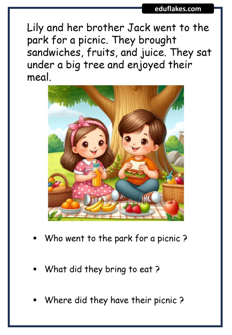 Who What Where Worksheets For Kindergarten Pdf - Eduflakes