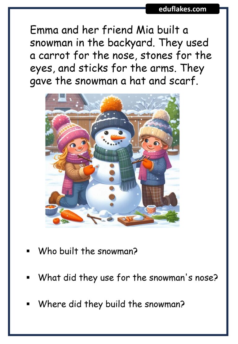Who What Where Worksheets For Kindergarten Pdf - Eduflakes