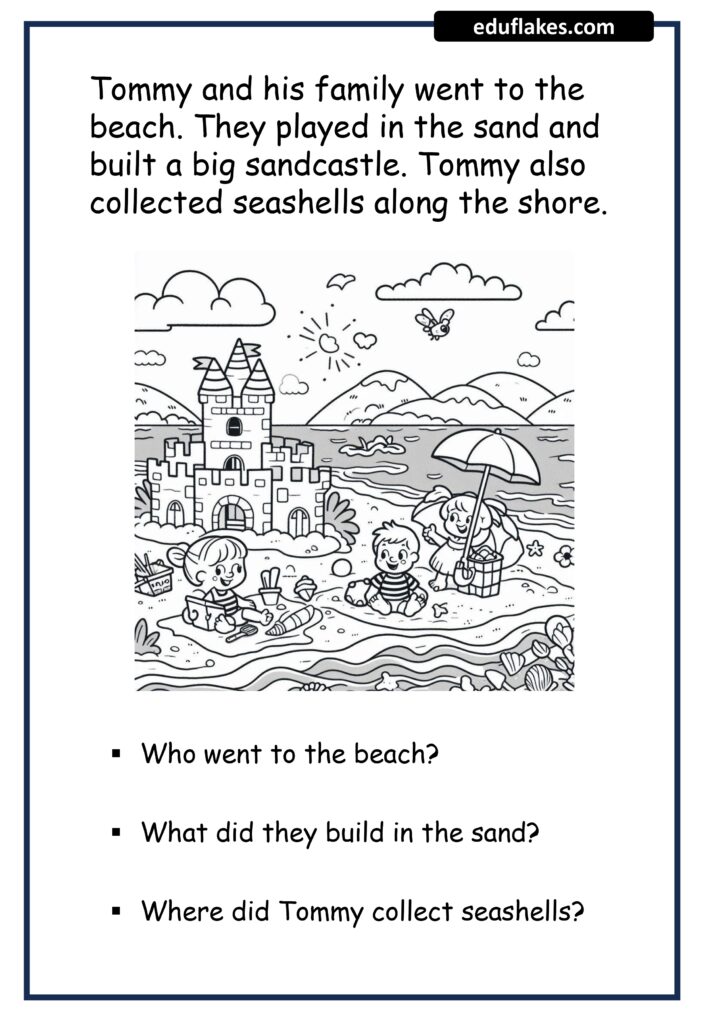 Who What Where Worksheets For Kindergarten Pdf - Eduflakes