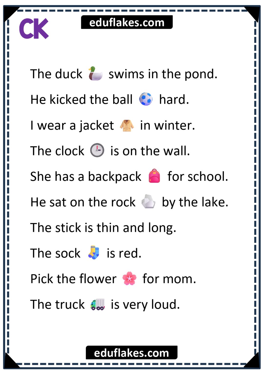 Digraph Sentences Worksheets 25 Free PDF - Eduflakes