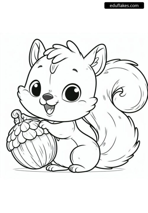 20 Cute Free Printable Fall Coloring Pages For Kids - Eduflakes