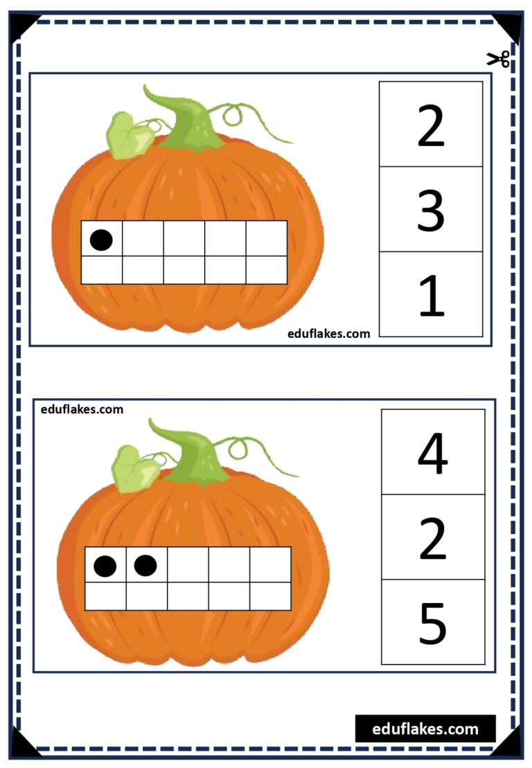 Kindergarten FALL Worksheets Free PDFs - Eduflakes