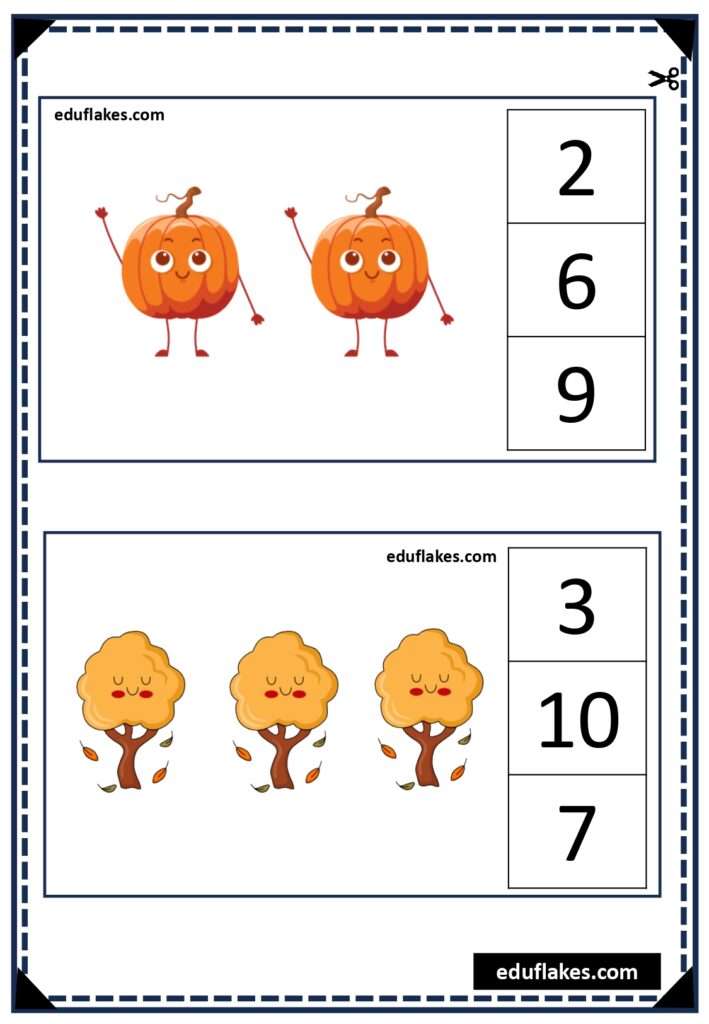 Kindergarten FALL Worksheets Free PDFs - Eduflakes