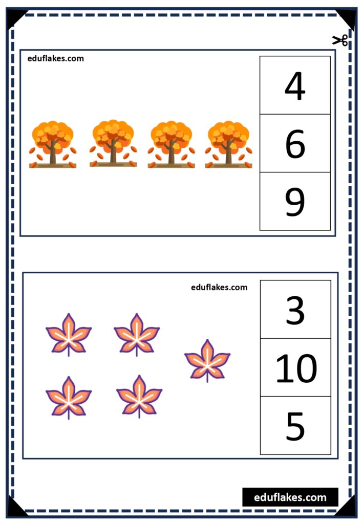 Kindergarten FALL Worksheets Free PDFs - Eduflakes