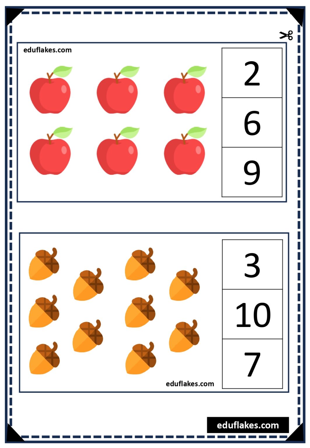 Kindergarten FALL Worksheets Free PDFs - Eduflakes