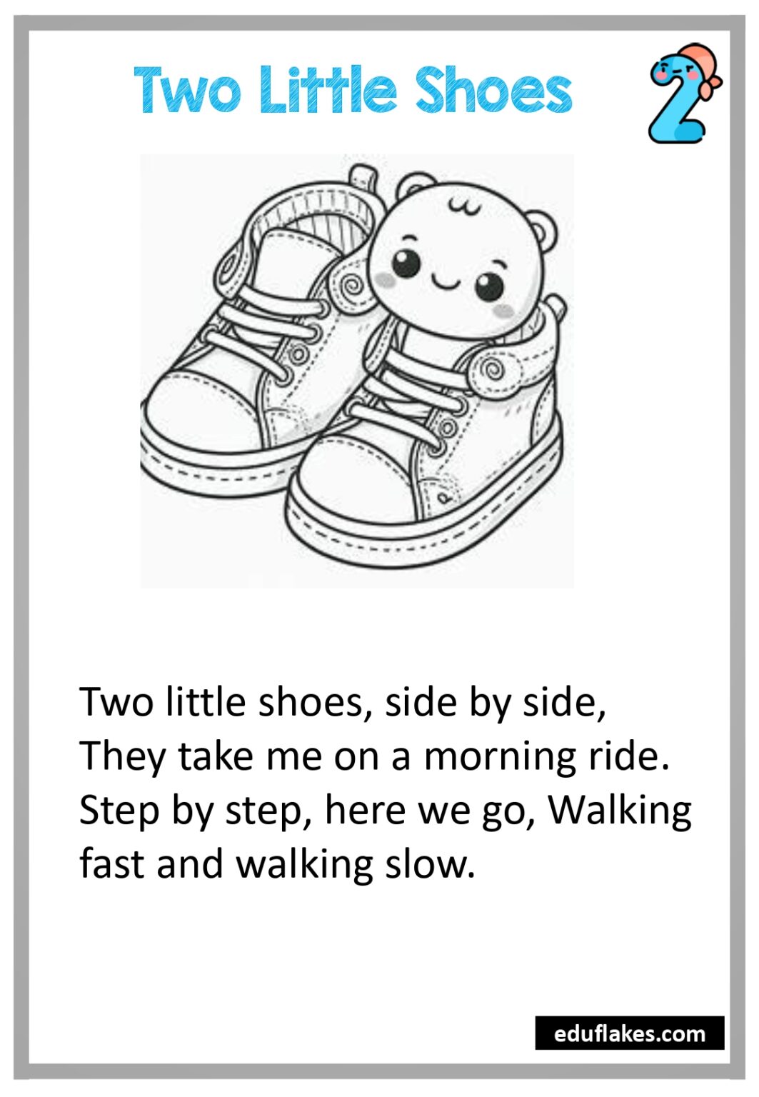 Kindergarten Number Rhymes Songs 1 To 10 - Eduflakes