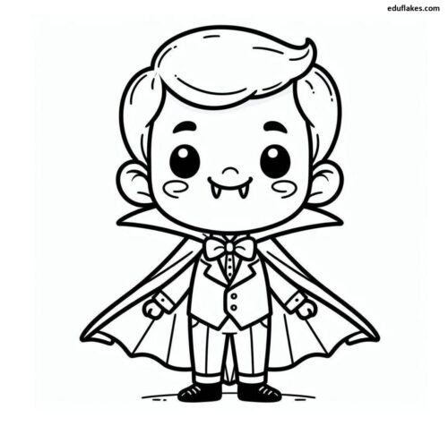 40 Free Halloween Coloring Pages PDF Age 3 To 5 - Eduflakes