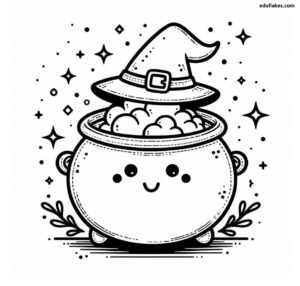 40 Free Halloween Coloring Pages PDF Age 3 To 5 - Eduflakes