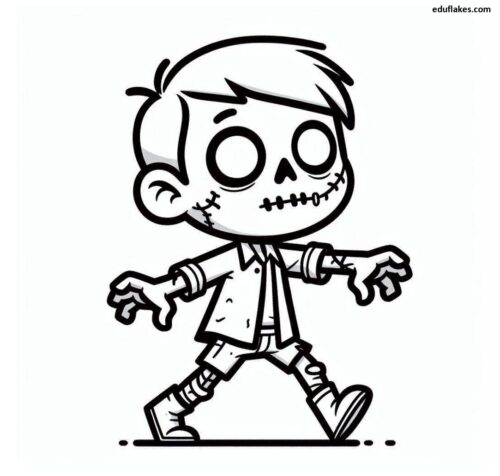 40 Free Halloween Coloring Pages PDF Age 3 To 5 - Eduflakes