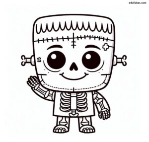 40 Free Halloween Coloring Pages PDF Age 3 To 5 - Eduflakes