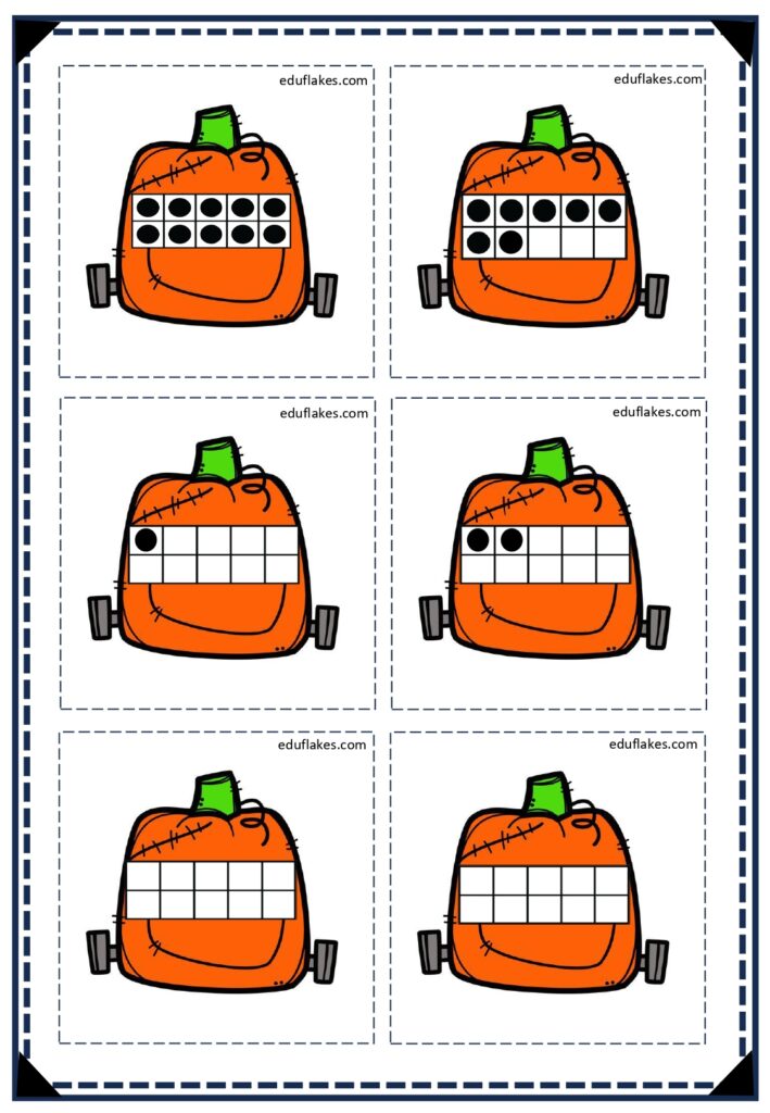 Halloween Kindergarten Number Identification Free PDF Printable - Eduflakes
