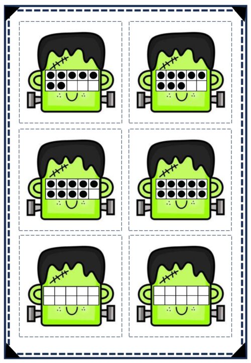 Halloween Kindergarten Number Identification Free PDF Printable - Eduflakes