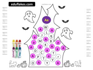 Haunted House Halloween Theme – Free A-Z Letter Identification, Tracing ...