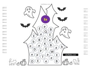 Haunted House Halloween Theme – Free A-Z Letter Identification, Tracing ...