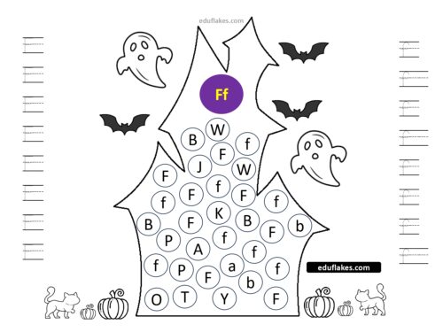 Haunted House Halloween Theme – Free A-Z Letter Identification, Tracing ...