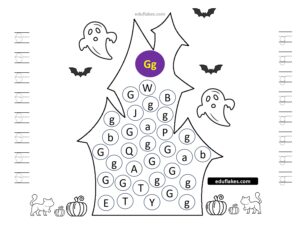 Haunted House Halloween Theme – Free A-Z Letter Identification, Tracing ...