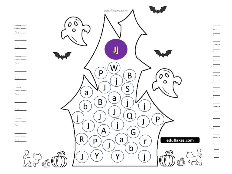 Haunted House Halloween Theme – Free A-Z Letter Identification, Tracing ...