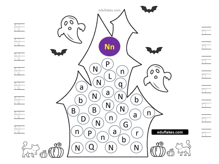 Haunted House Halloween Theme – Free A-Z Letter Identification, Tracing ...