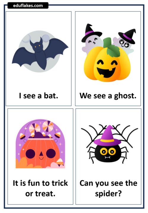 Halloween Kindergarten Sight Words Reading Free PDF - Eduflakes
