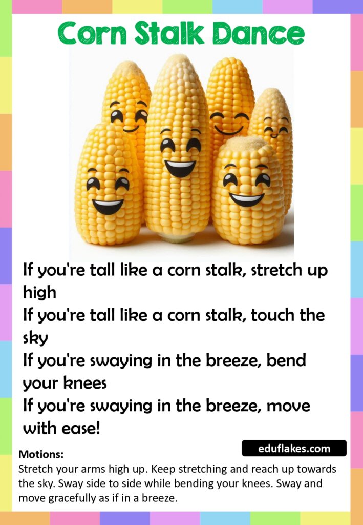 Kindergarten Thanksgiving Rhymes Free PDF Printable - Eduflakes