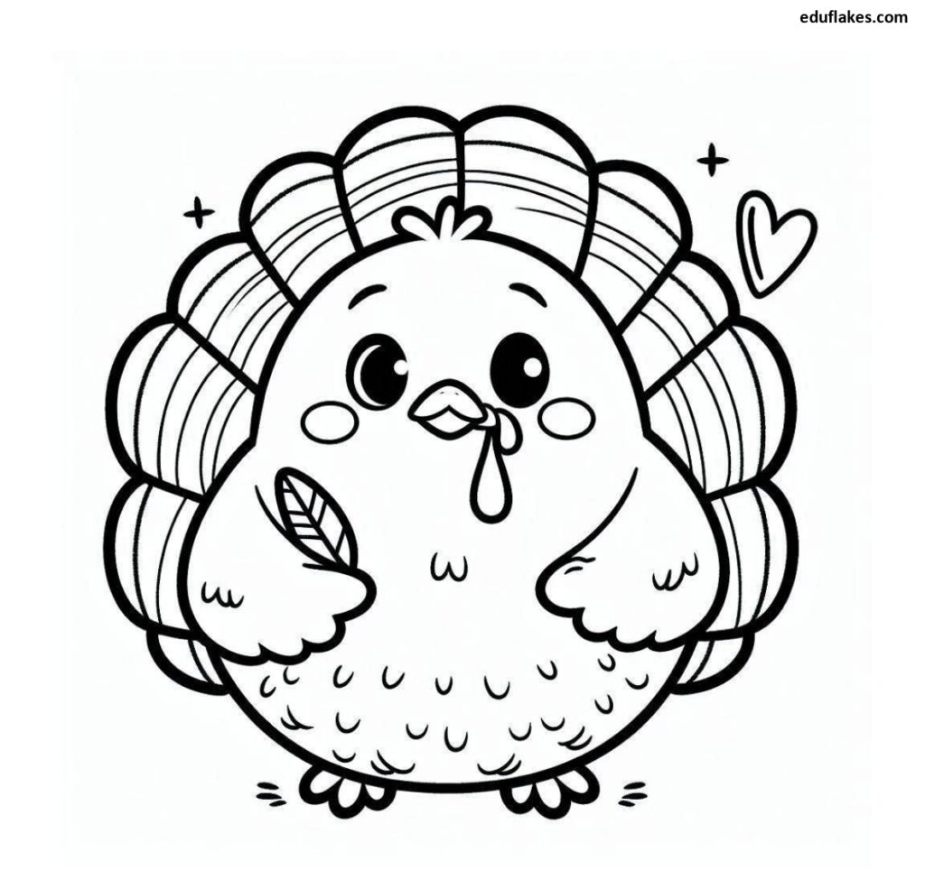 Happy Thanksgiving Coloring Pages 25 Free Printables - Eduflakes