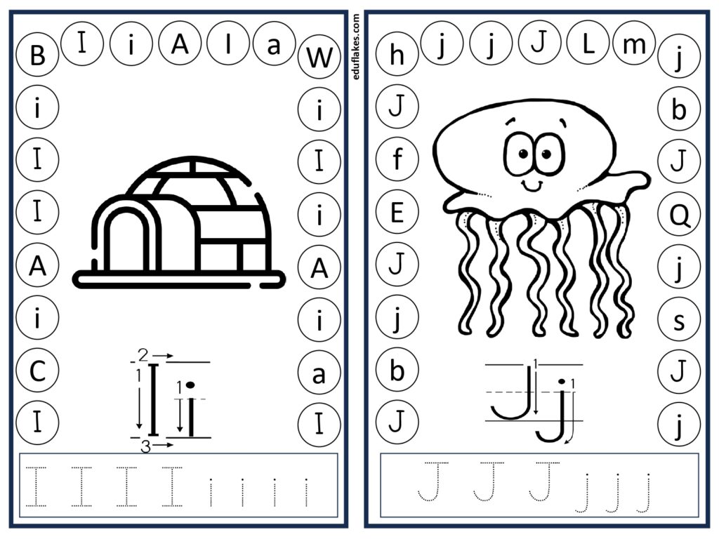 Kindergarten Alphabets Identification Upper Case And Lower Case Free ...