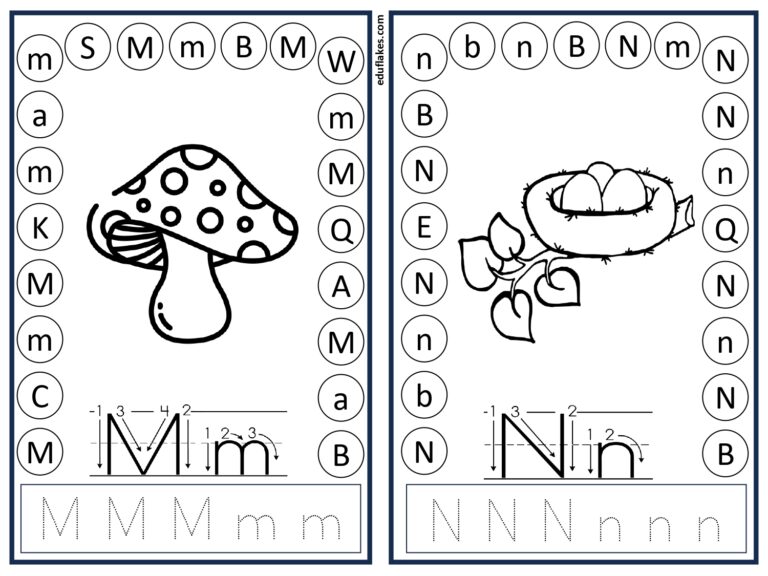 Kindergarten Alphabets Identification Upper Case And Lower Case Free ...