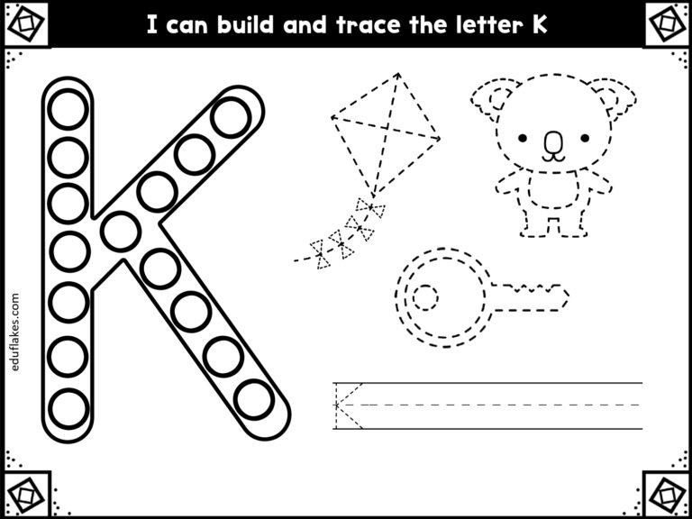 A To Z Alphabet Dot Marker Free PDF Printable - Eduflakes