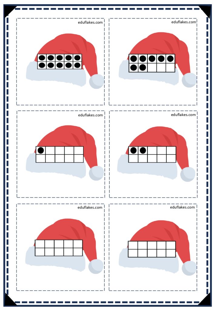 Kindergarten Christmas Free Worksheet Count And Trace Printable PDF ...
