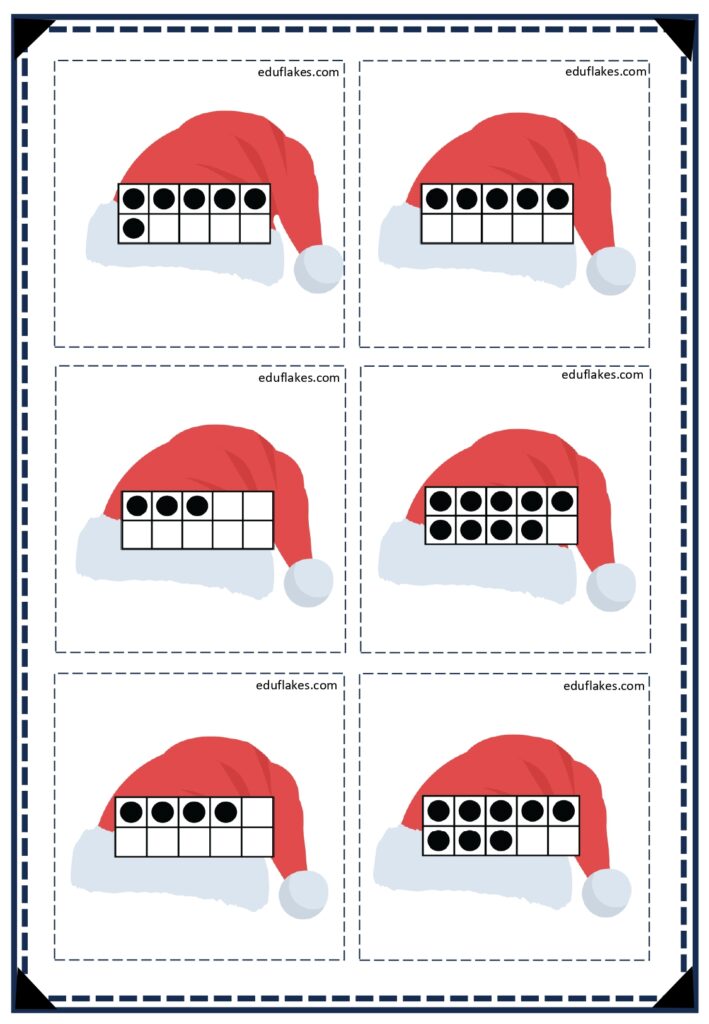Kindergarten Christmas Free Worksheet Count And Trace Printable PDF ...