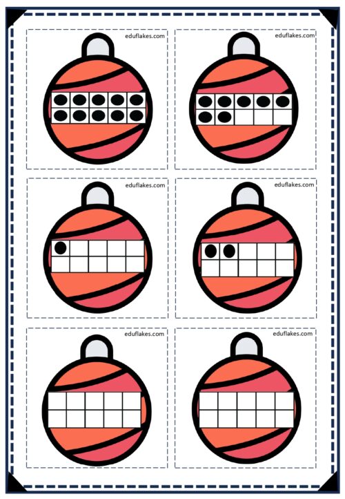 Kindergarten Christmas Free Worksheet Count And Trace Printable PDF ...