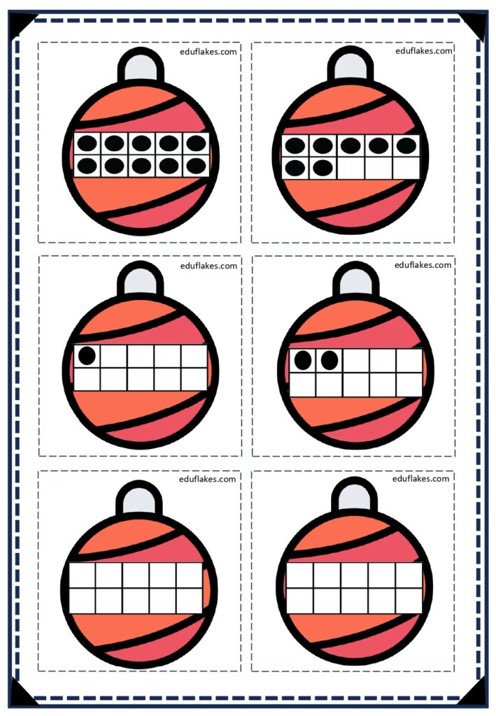 Kindergarten Christmas Free Worksheet Count And Trace Printable PDF ...