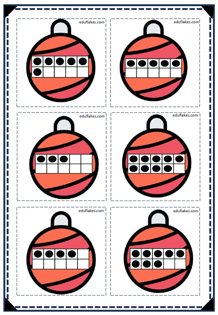 Kindergarten Christmas Free Worksheet Count And Trace Printable PDF ...