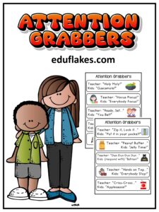 100 Fun Kindergarten Attention Grabbers Free PDF - Eduflakes