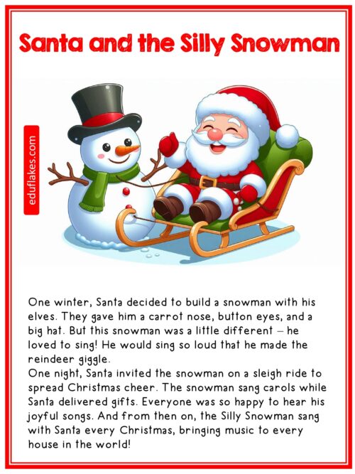 10 Kindergarten Christmas Bedtime Stories Free PDF - Eduflakes