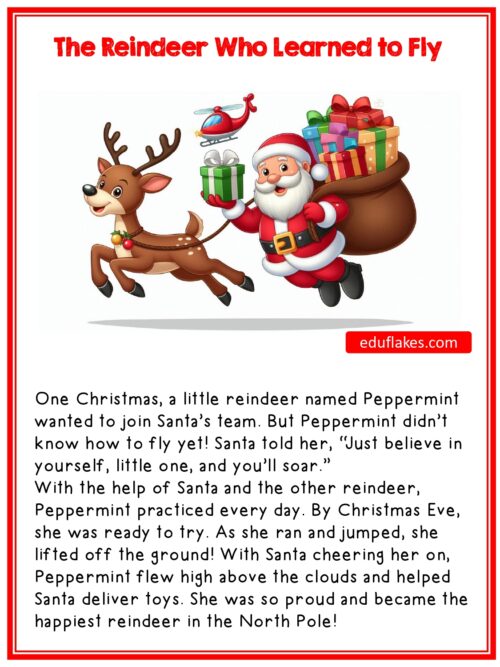 10 Kindergarten Christmas Bedtime Stories Free PDF - Eduflakes