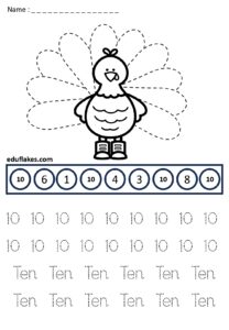 Thanksgiving Feather Counting Activity Free PDF - Eduflakes