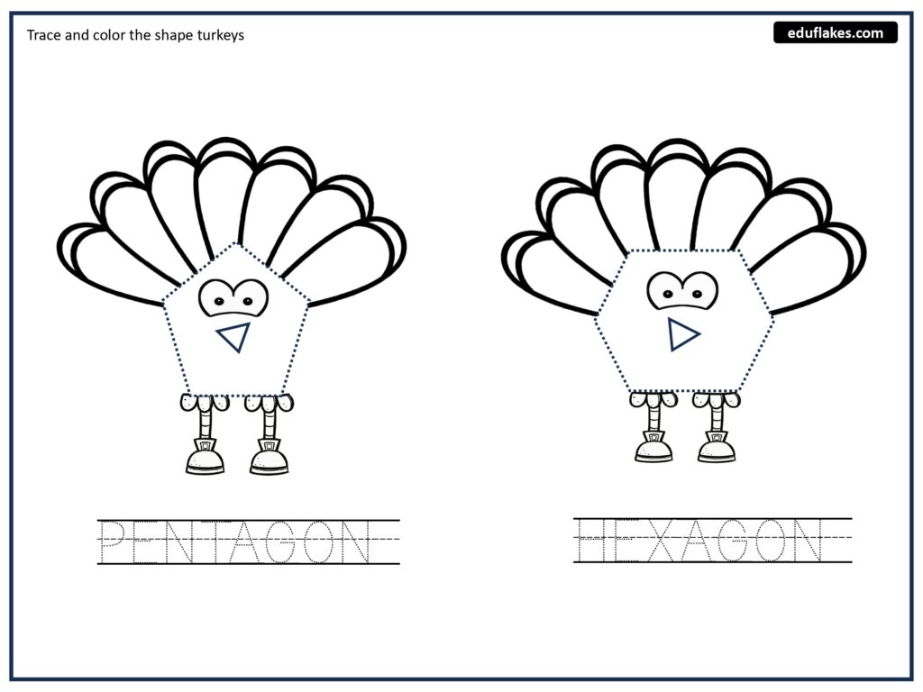 Thanksgiving Fun With Shape Turkeys: Engaging Kindergarteners With ...