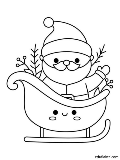 70+ Christmas Coloring Book Pages Free PDF - Eduflakes