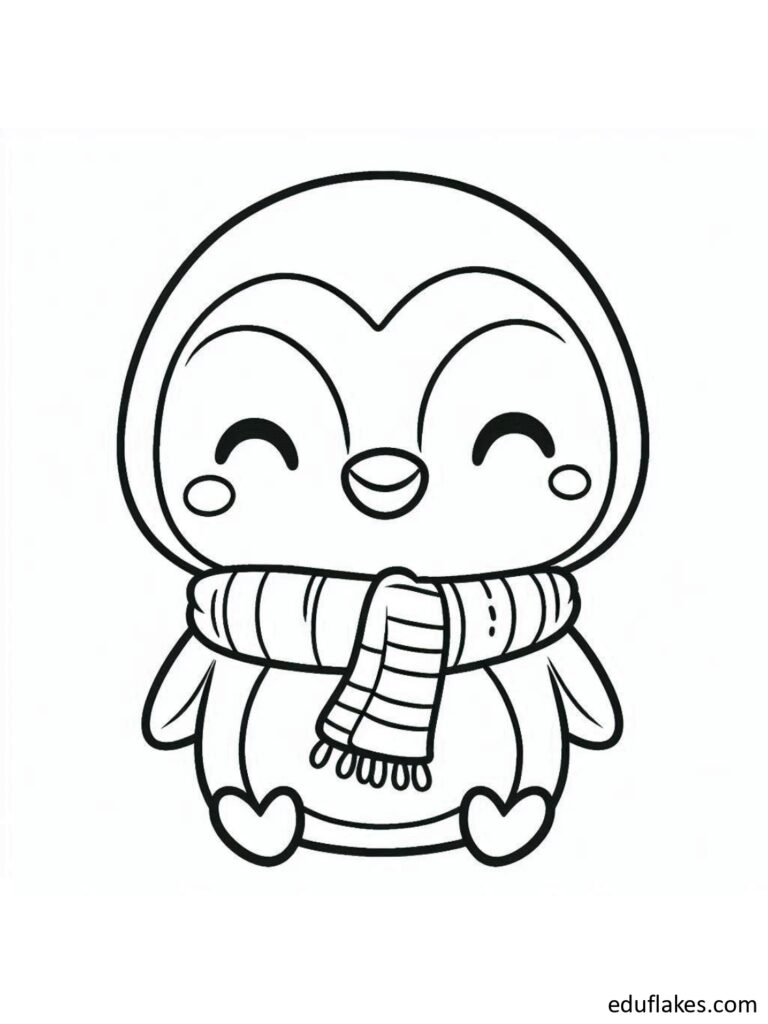 70+ Christmas Coloring Book Pages Free PDF - Eduflakes