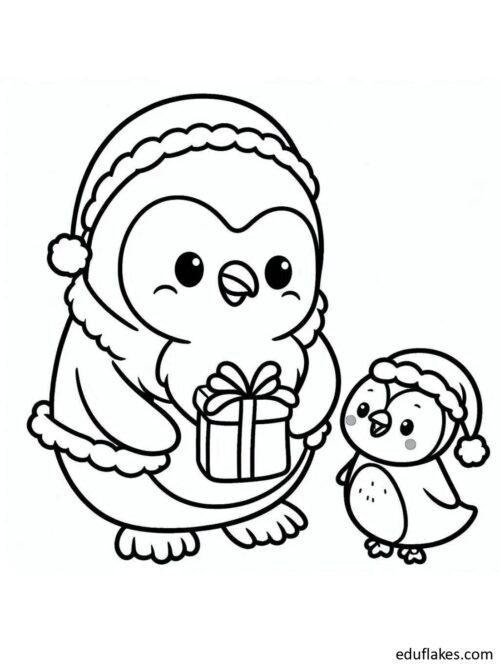70+ Christmas Coloring Book Pages Free PDF - Eduflakes
