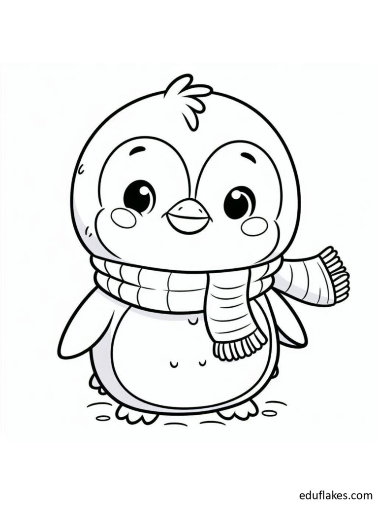 70+ Christmas Coloring Book Pages Free PDF - Eduflakes