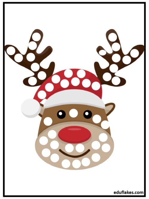 Christmas Winter Do-a-Dot Free PDF Printable - Eduflakes