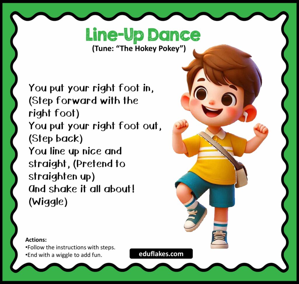 Back To School Kindergarten Dance And Motion Rhymes Free PDF - Eduflakes