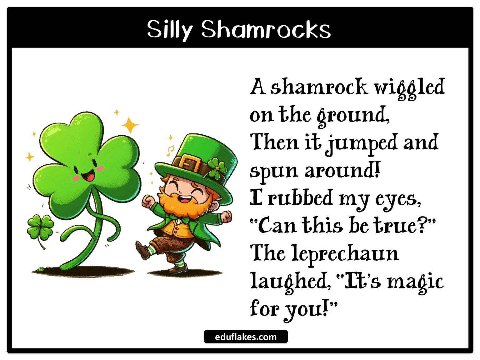 10 Free Kindergarten PDF St Patrick’s Day Fun Rhymes - Eduflakes